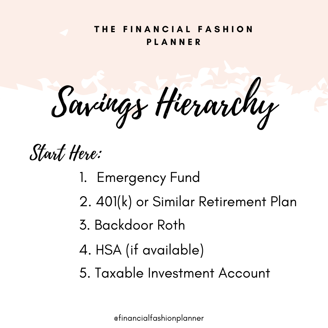 savings-hierarchy – The Financial (Fashion) Planner